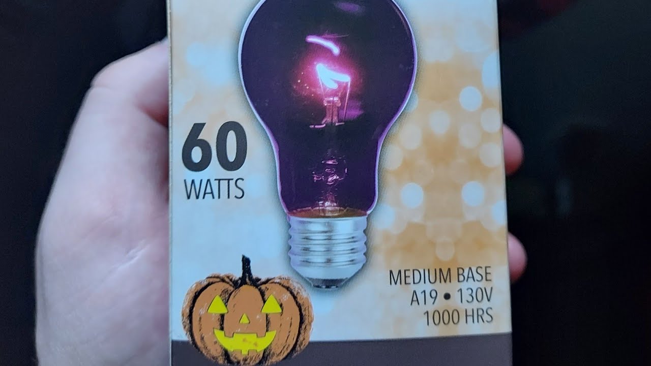 Bought This Cool Halloween LED Light Bulb From Dollar Tree - YouTube