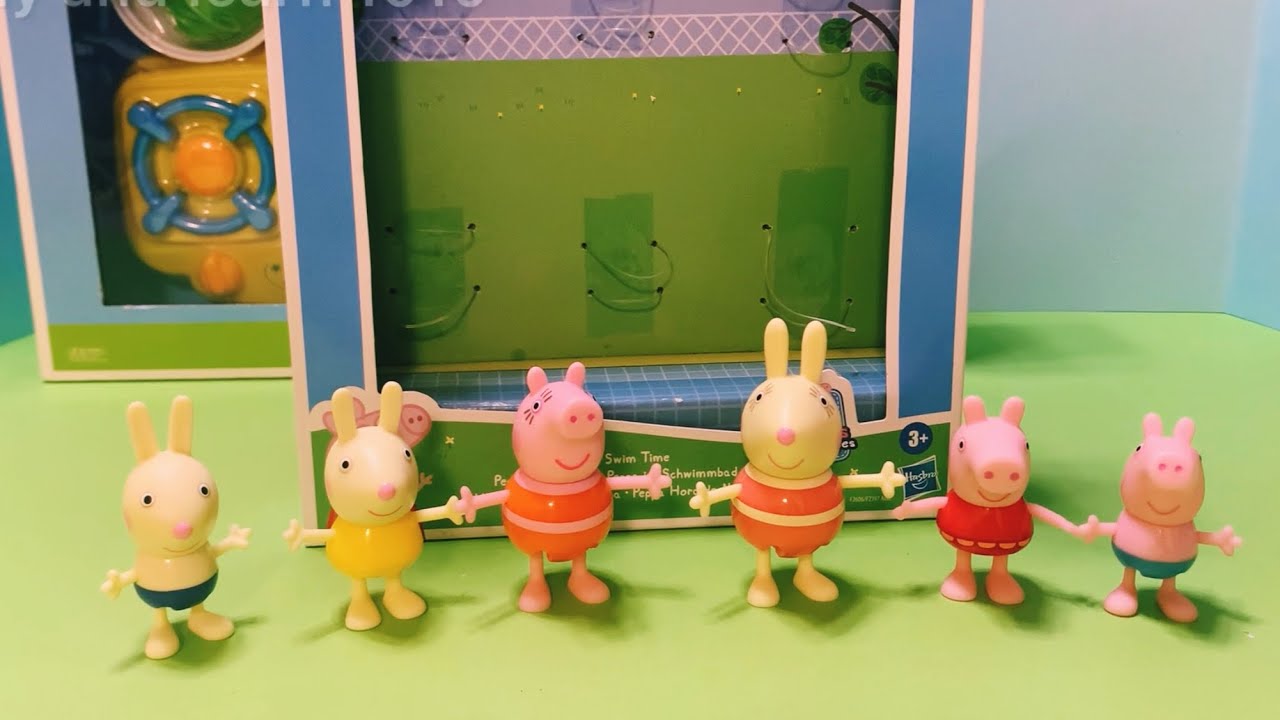 Peppa Pig Unboxing, mystery box unboxing with background music 小豬佩奇開箱 ...