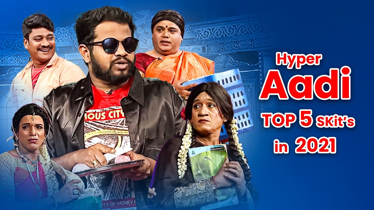 Hyper Aadi Top 5 Skits in 2021 | Jabardasth | 14th September 2023 ...
