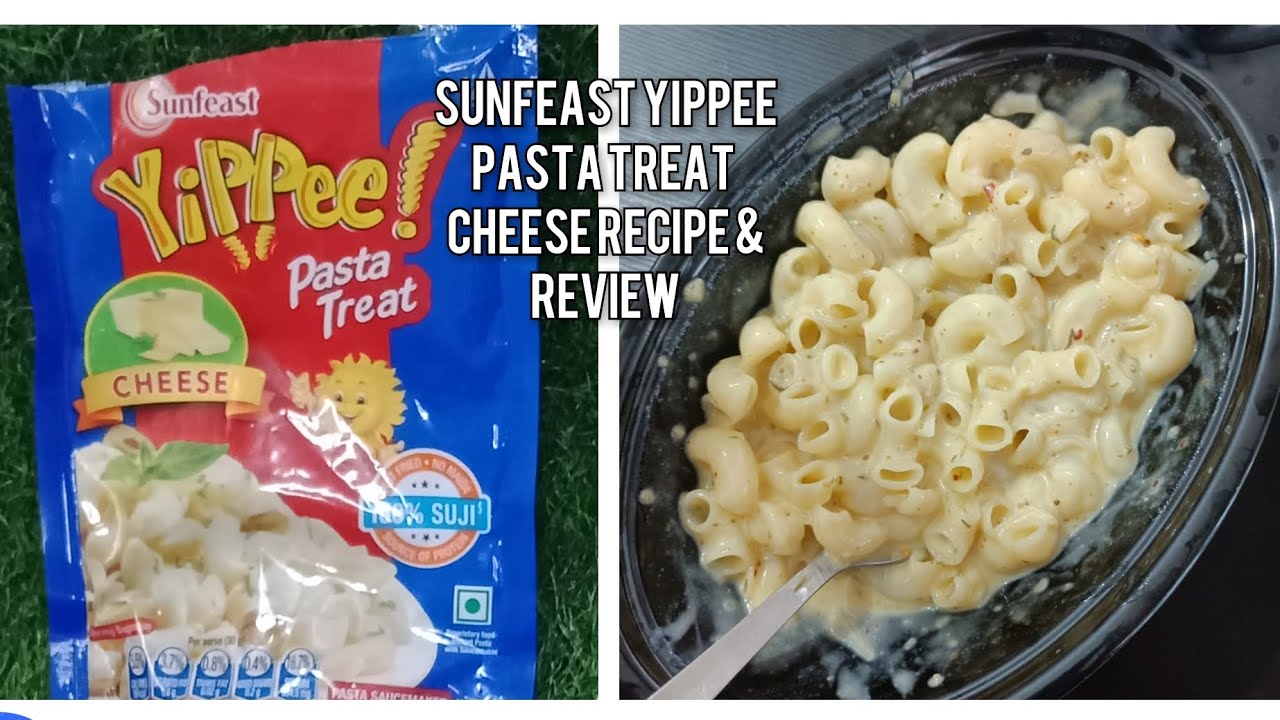 Sunfeast Yippee Pasta Treat Recipe & Review😝 || Cheese Pasta Recipe ...