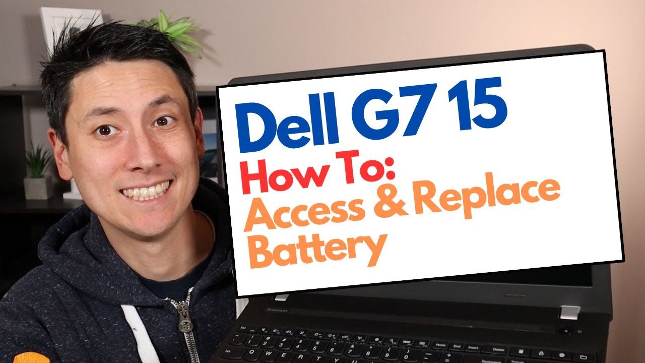 How To Replace Battery for Dell F7 Gaming Laptop Computer - YouTube