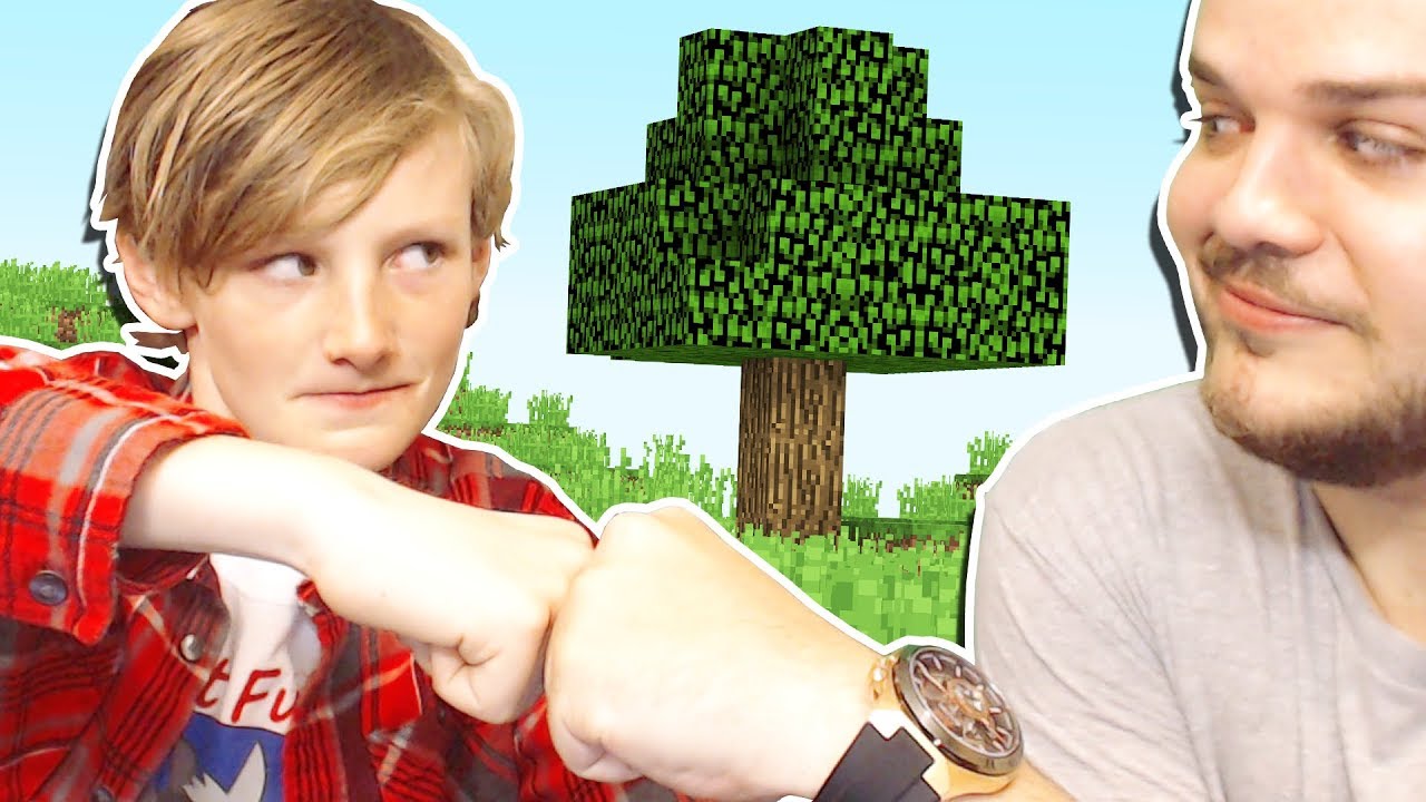 PLAYING MINECRAFT WITH A REAL LIFE FAN! - YouTube
