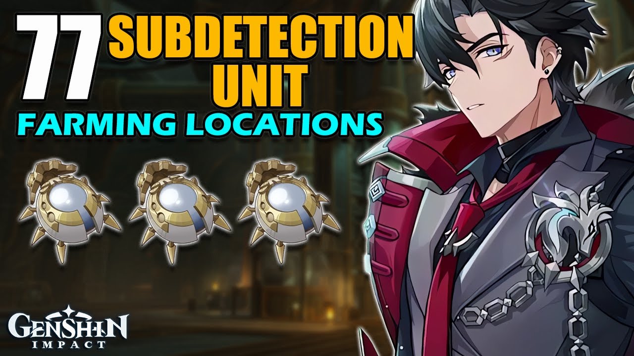 All 77 Subdetection Unit Route Locations ( Lokasi Farming ) Genshin ...