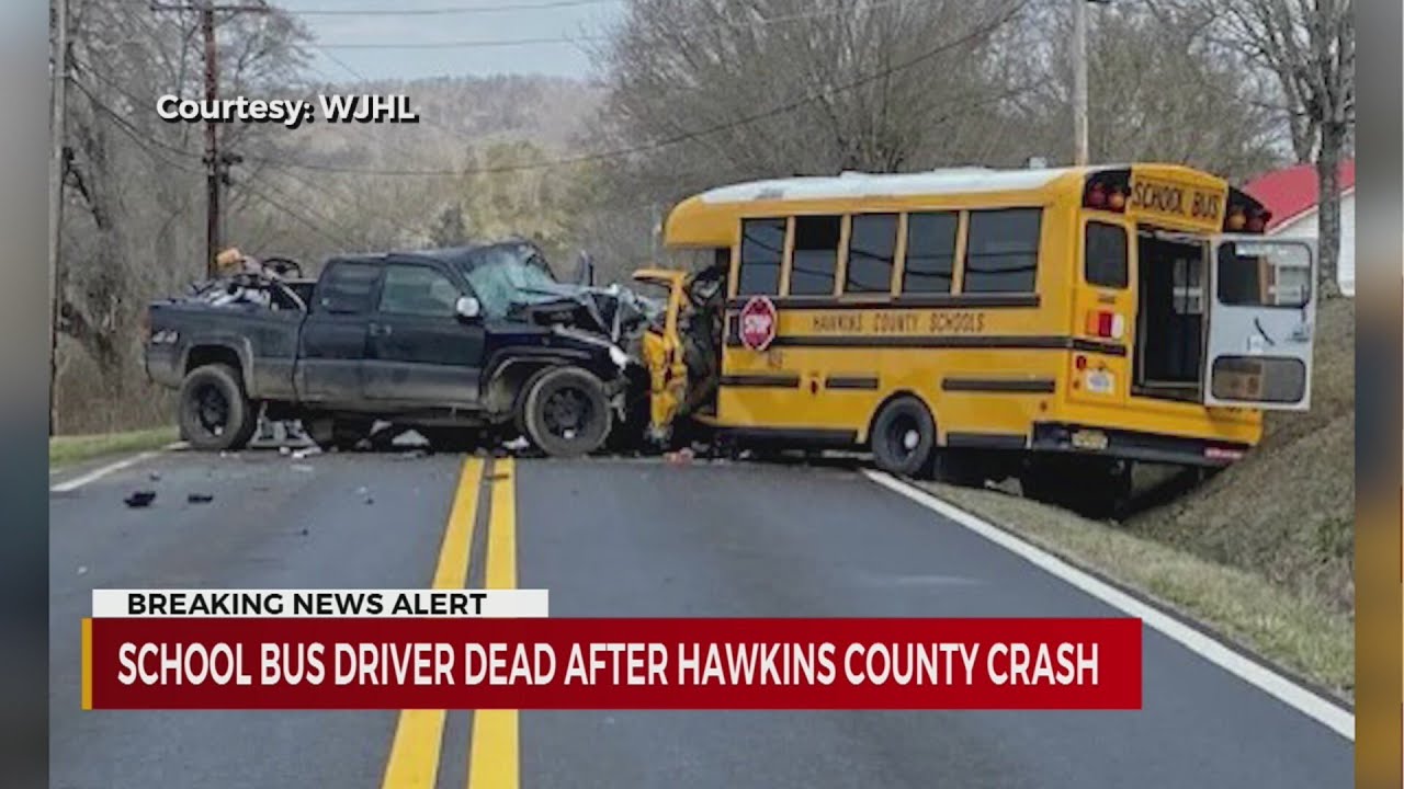 THP: School bus driver dead after Hawkins County crash - YouTube