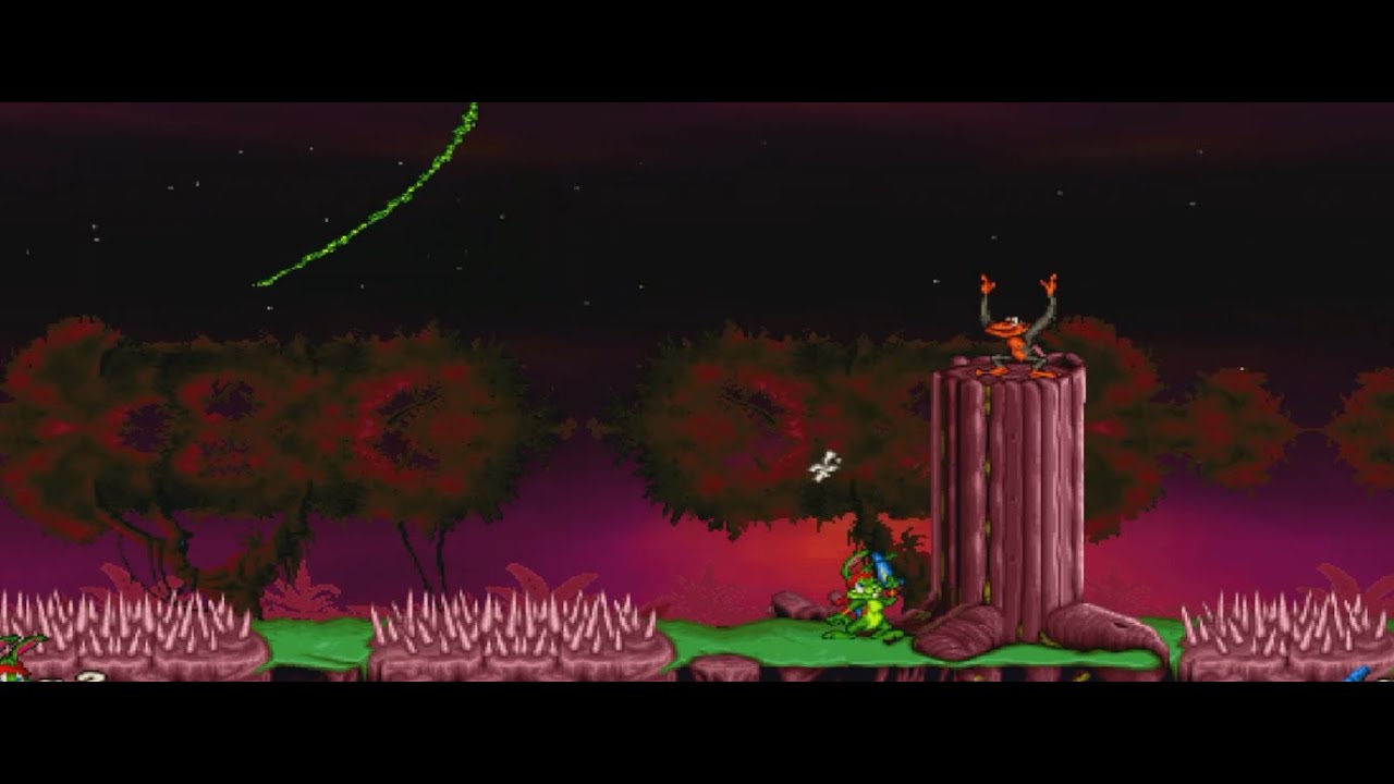 Jazz Jackrabbit 2 - All Enemies of Jazz2 Boss Fight - YouTube