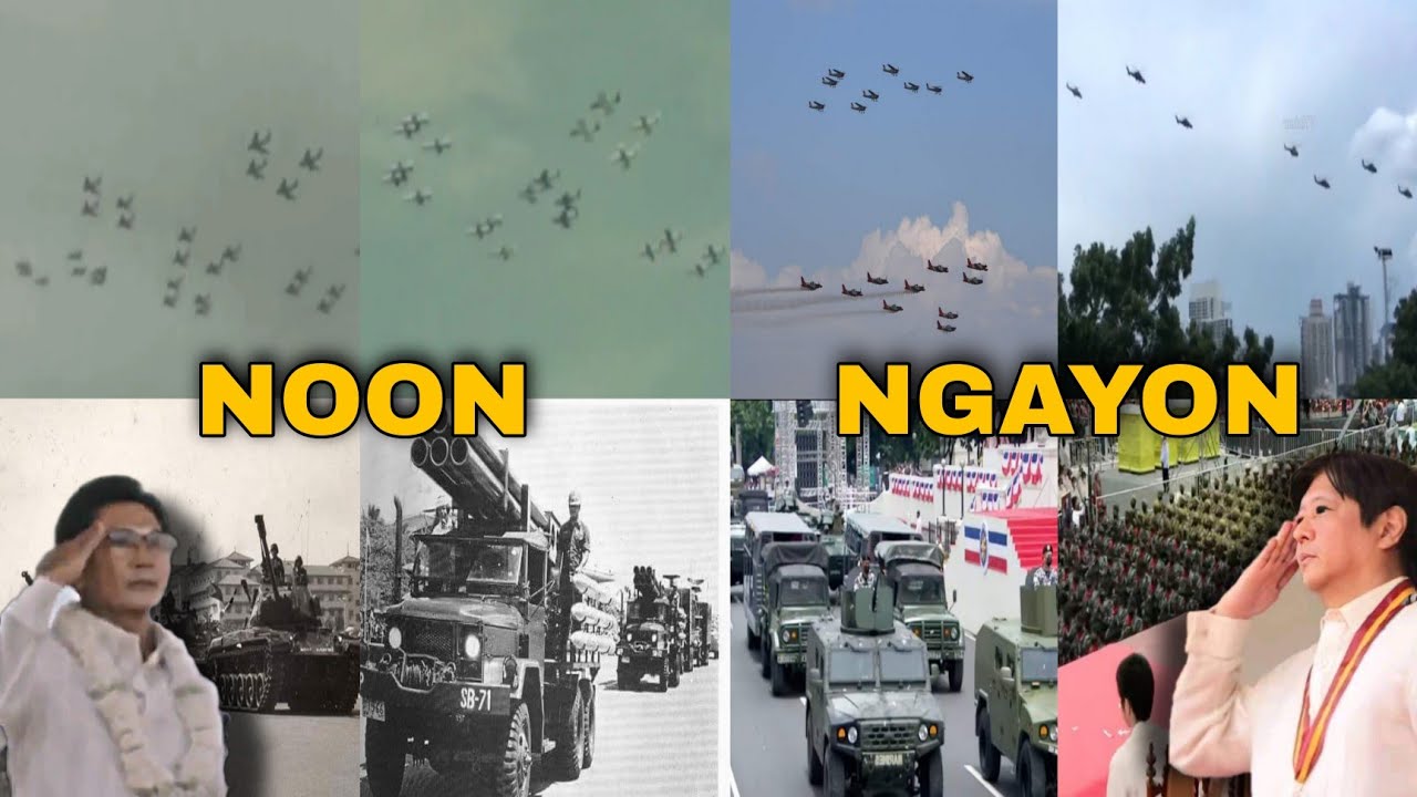 WATCH: MARCOS Military Parade THEN and NOW! ganito na tayo kalakas ...