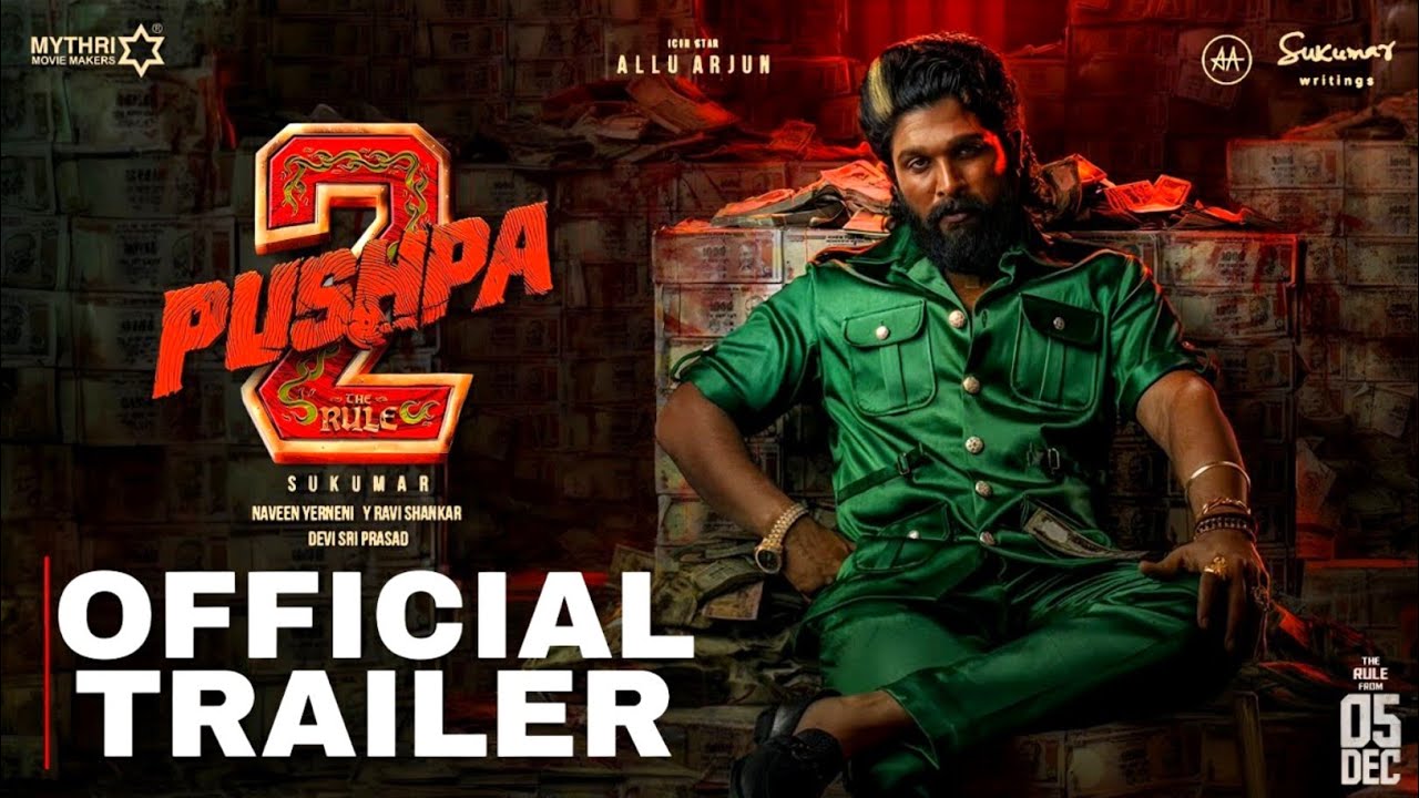 Pushpa 2 Trailer | Allu Arjun, Fahad, Rashmika | Pushpa 2 Trailer ...