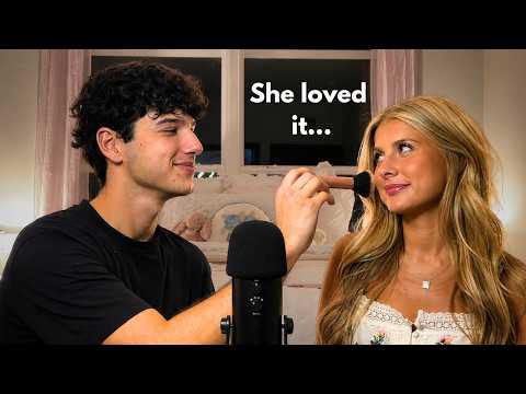 I Do Her Makeup ASMR For the First Time (So Relaxing)