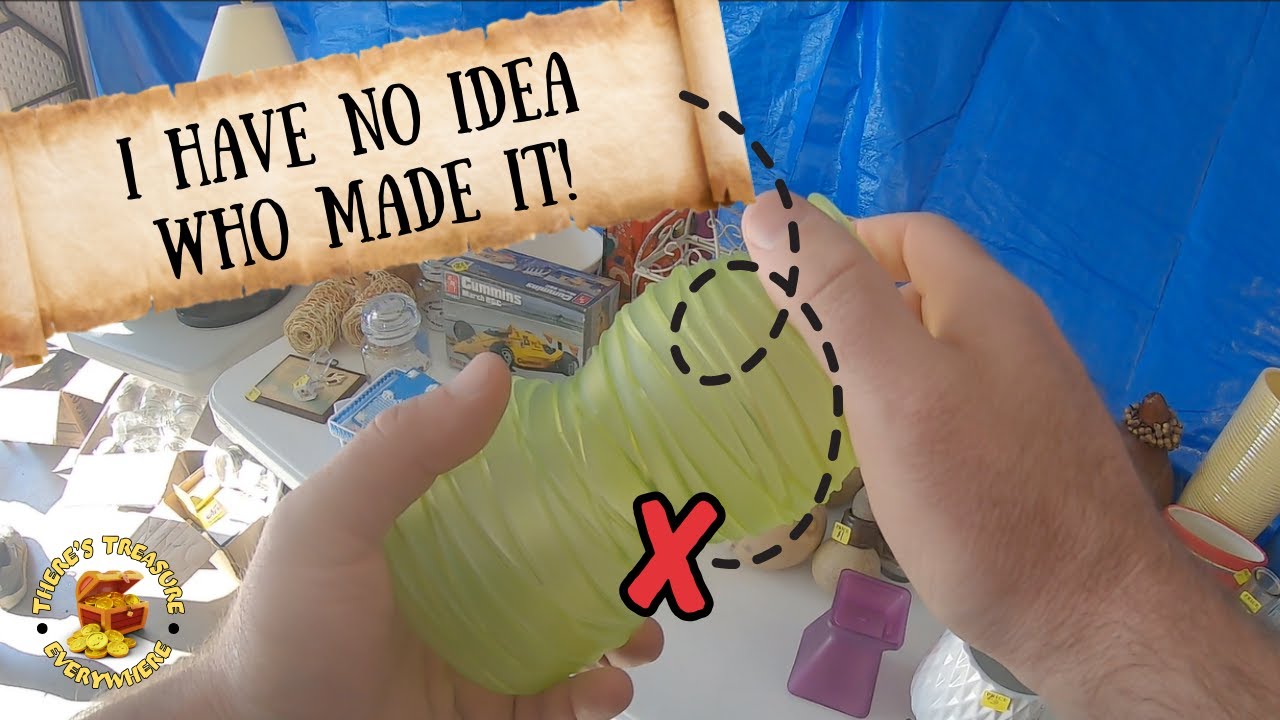 GARAGE SALE SCAVENGER HUNT For Vintage and Antique Treasures! - YouTube