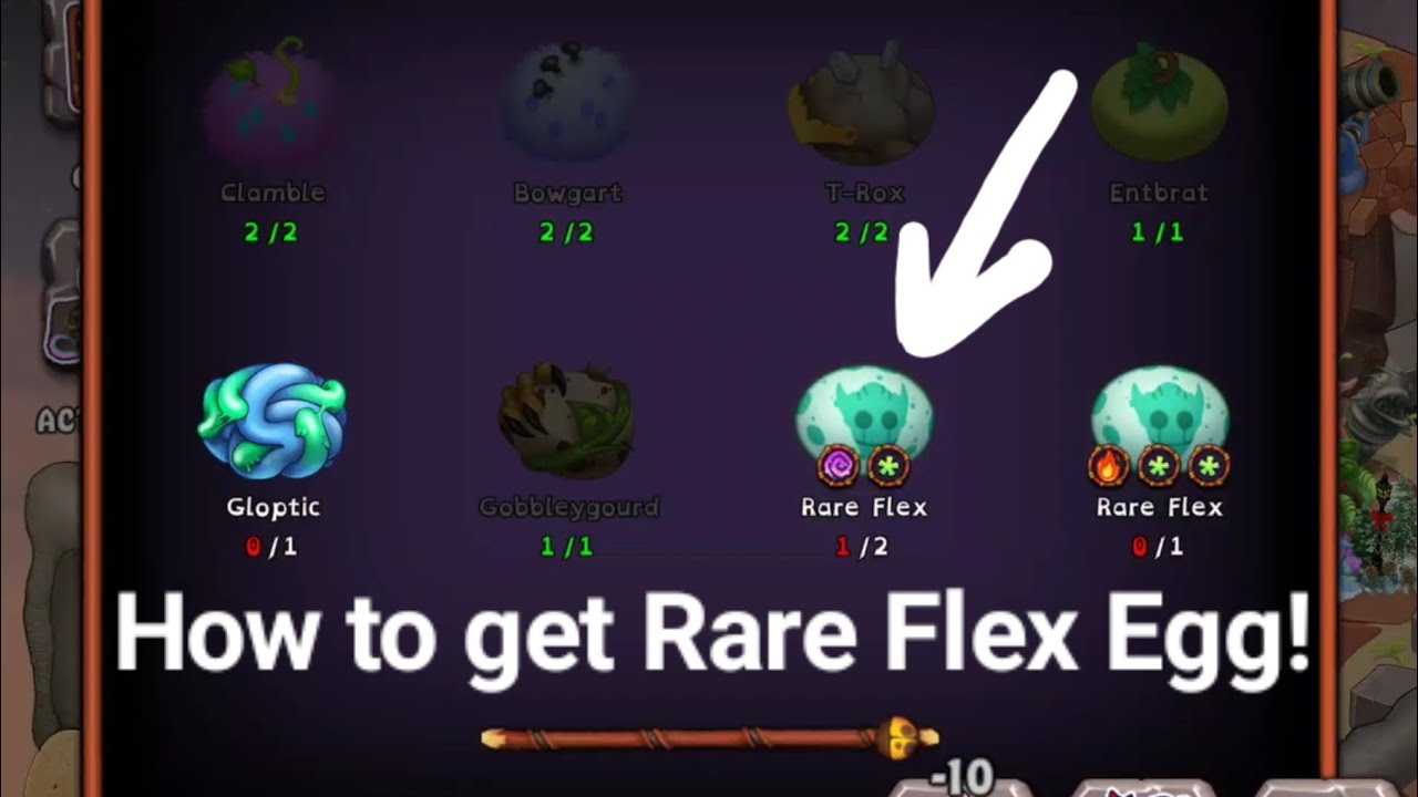 How to get Rare Flex Egg with 2 Elements! My Singing Monsters - YouTube