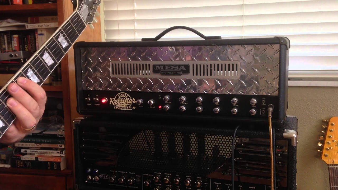 "Modern" Single Rectifier Mesa Boogie Demo, HD high quality audio - YouTube