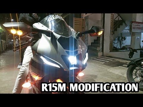 R15M Modification|RACEDYANAMICS LUCKNOW|YAMAHA R15M Accessories - YouTube