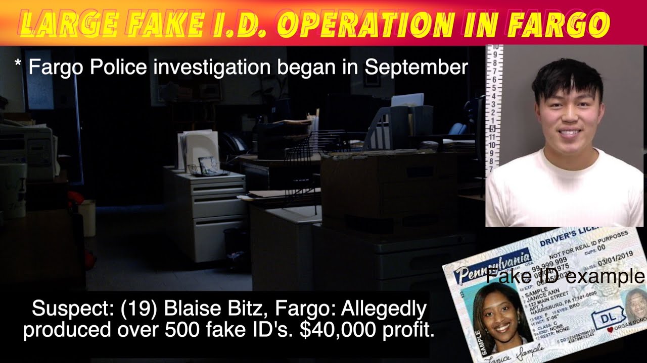 Large, Fake I.D. Operation Busted In Fargo, Suspect Made Over $40,000 ...