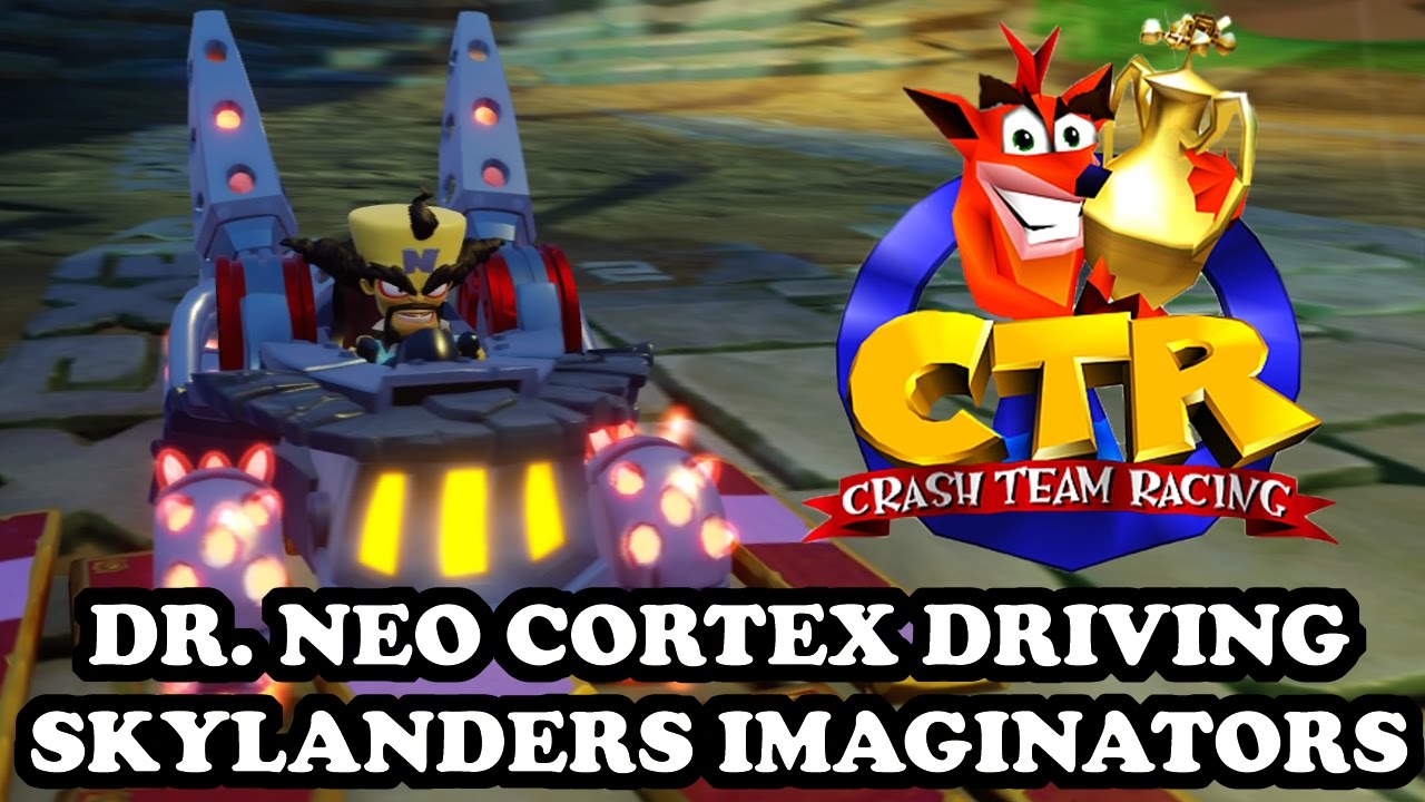 Skylanders Imaginators - Dr. Neo Cortex driving a Vehicle (+ CTR ...