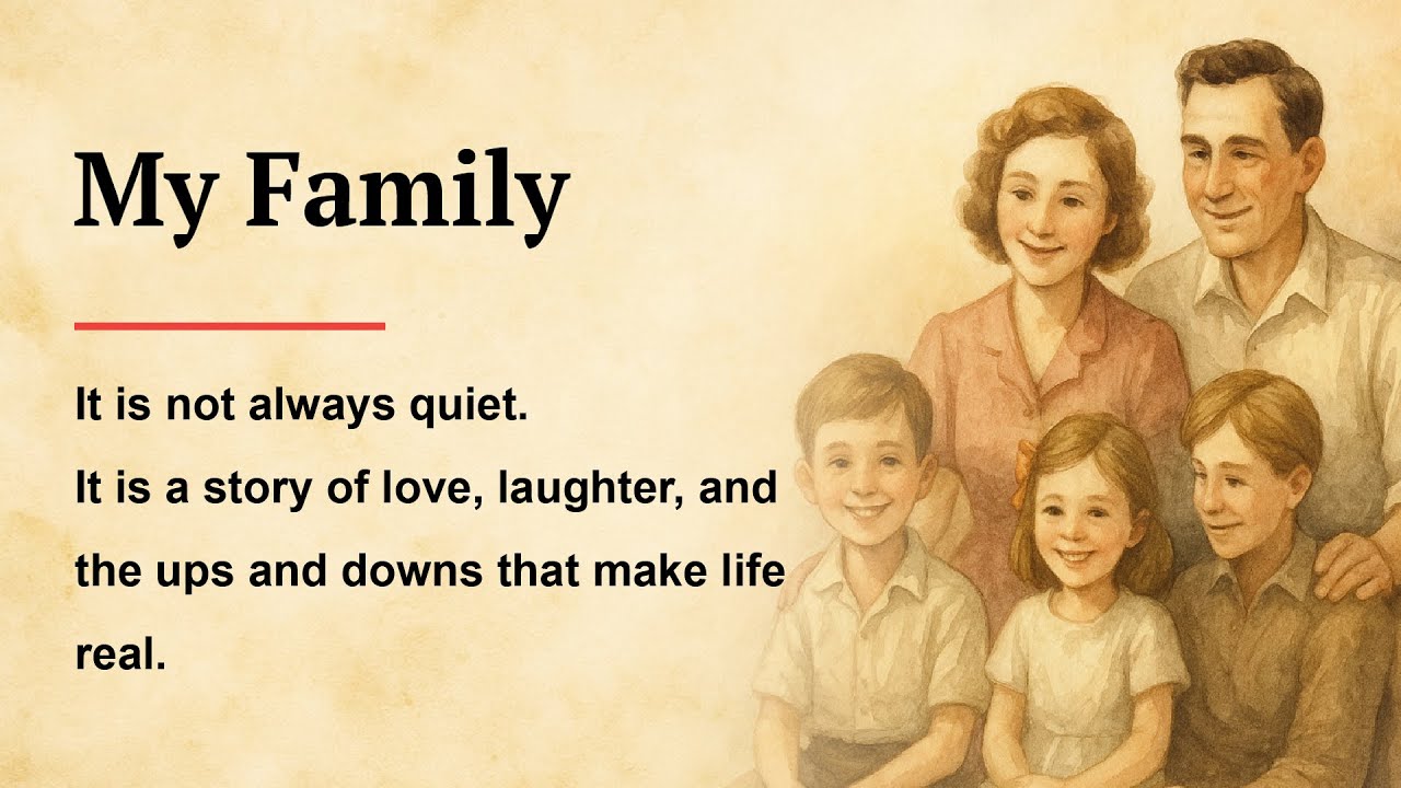 My Family Story | Learn English Through Daily Life - YouTube