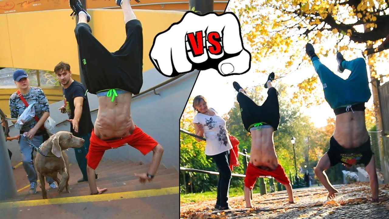 GAME OF HANDSTAND #1 | DOMINIK VS. TARY - YouTube