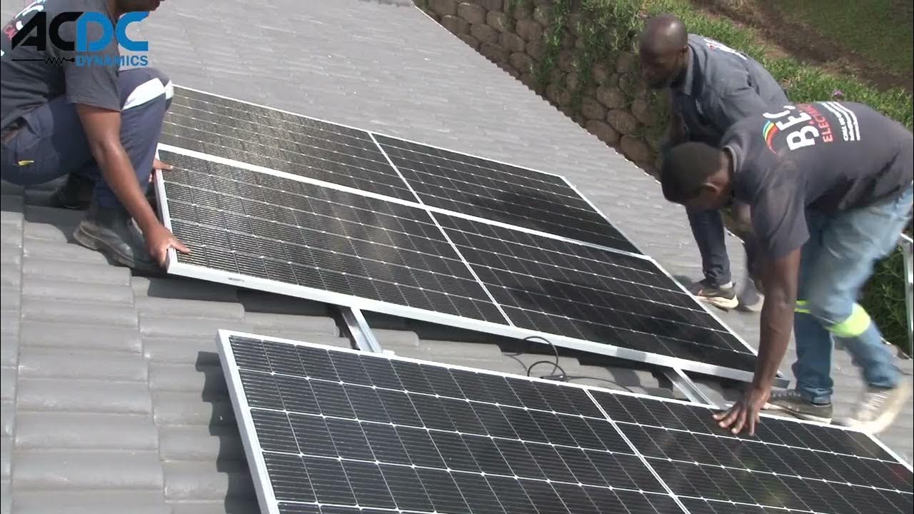 ACDC Dynamics Solar Racking Roof Tile Installation Guide - YouTube