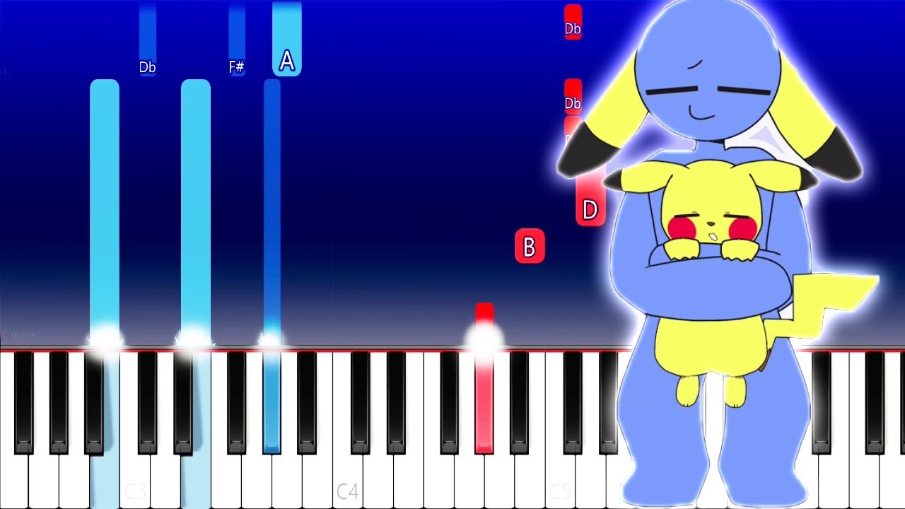 Pika pika chu - Rainbow Friends (Piano Tutorial) - YouTube