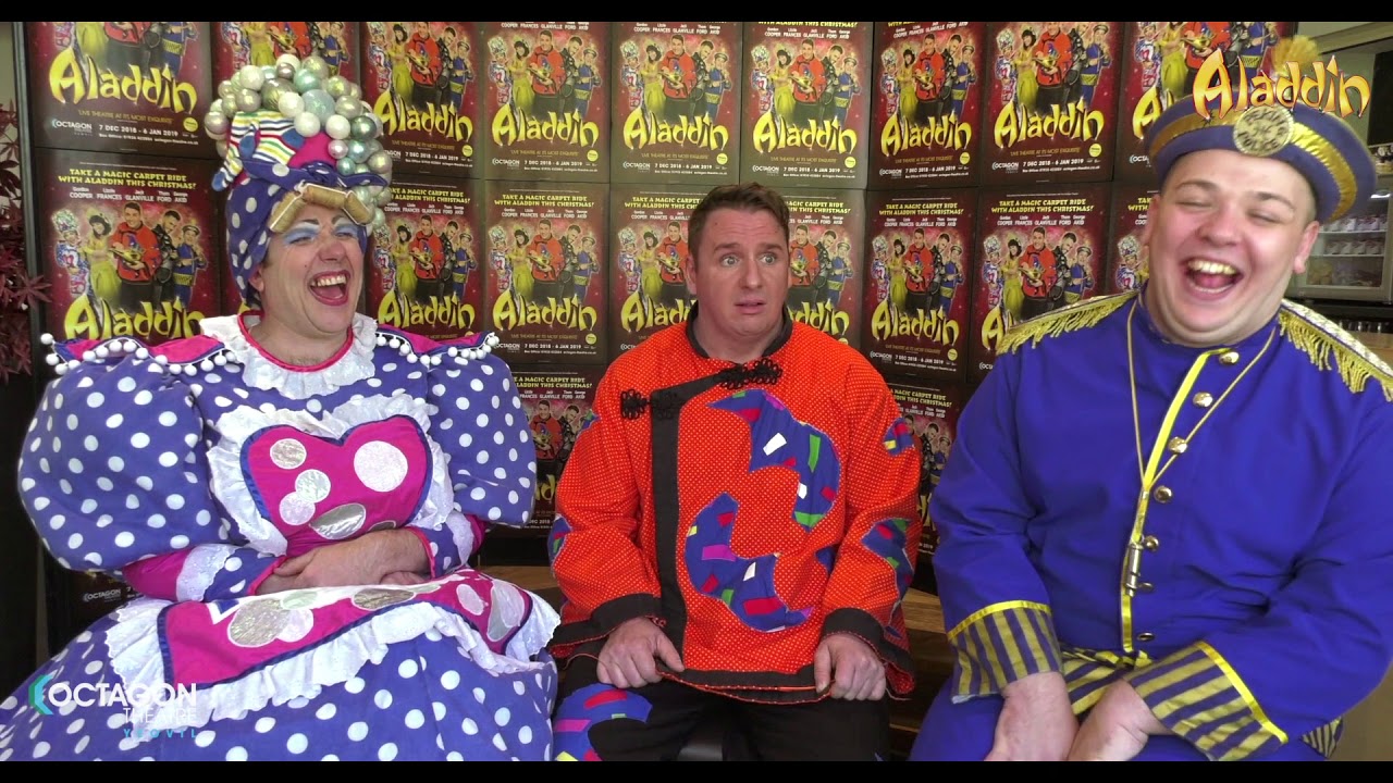 We Chat With Our Comedy Trio - Aladdin 2018/19 - YouTube