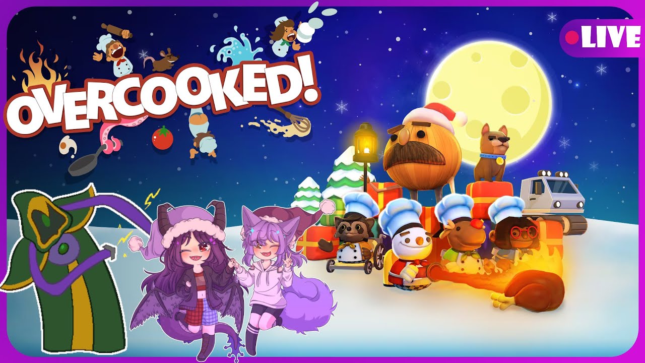 [Overcooked 1 + 2] Christmas feasting - YouTube