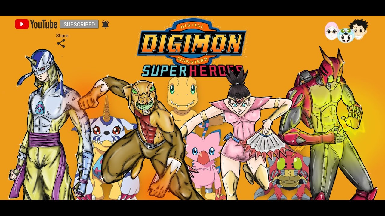 Menggambar Digimon Versi Superhero Marvel DC - 1 | Draw Digimon ...