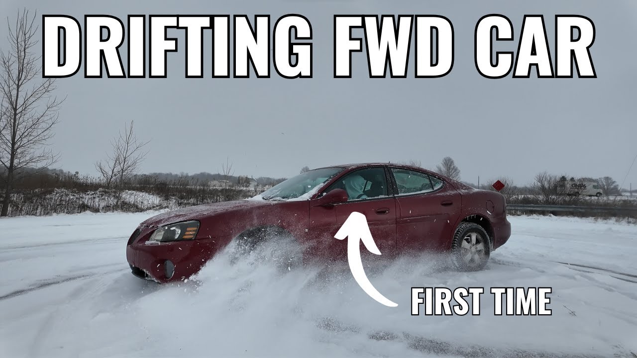 Drifting a FWD Car in the Snow for the FIRST Time... - YouTube
