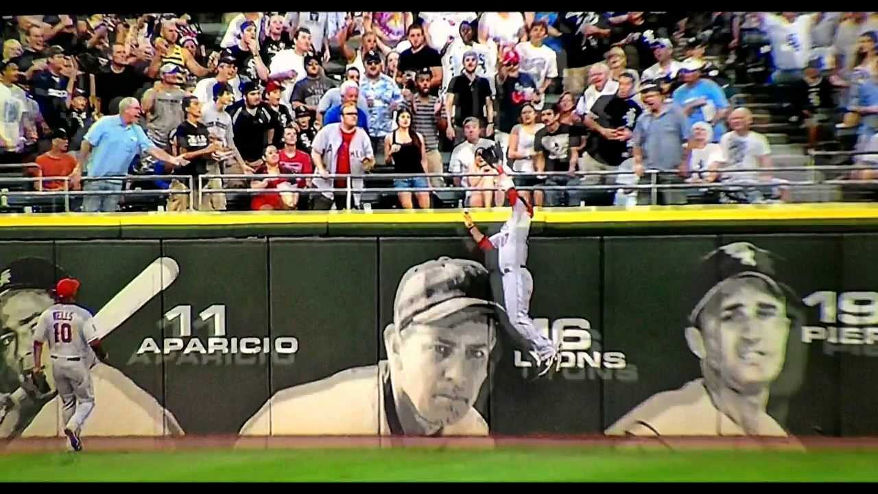 Mike Trout takes away Home Run - YouTube