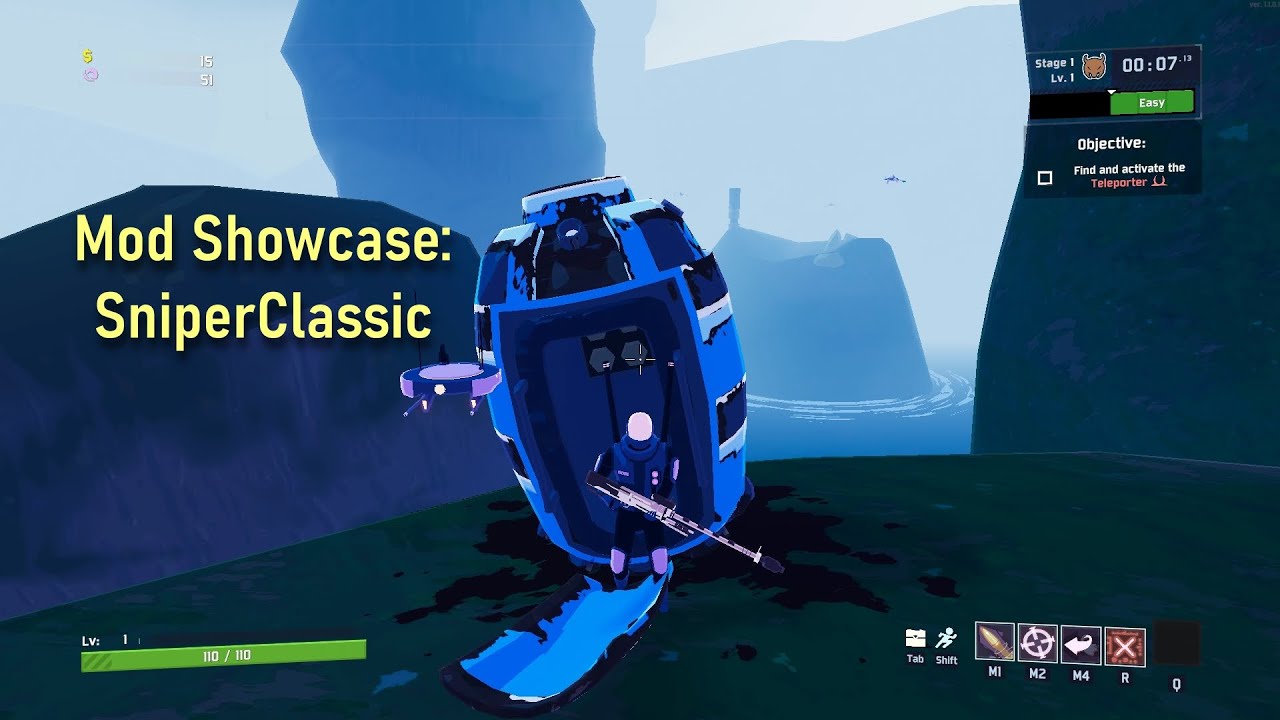Risk of Rain 2 - SniperClassic Mod Showcase + First Level Playthrough ...