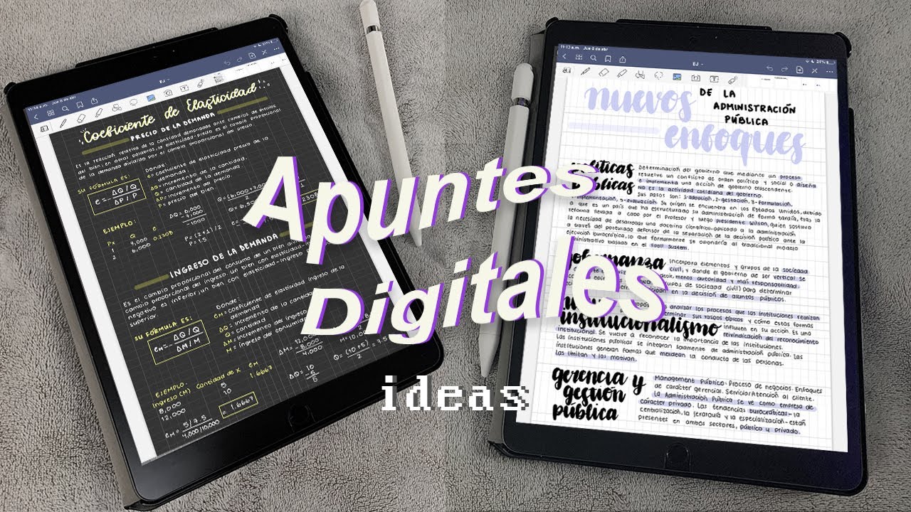 Haz apuntes digitales conmigo ️ | 2 ideas | goodnotes 5 - YouTube