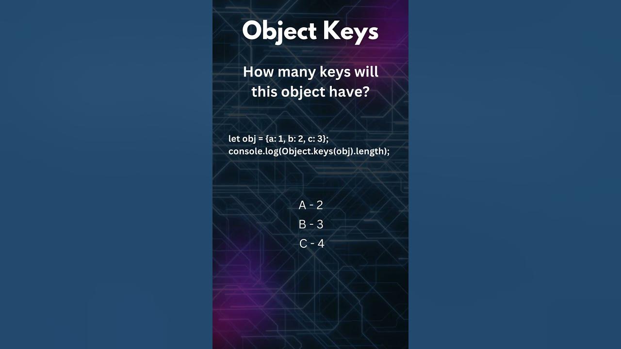 Javascript Quiz Object Keys Javascript Freecodecamp Frontend Javascripttutorial Frontend