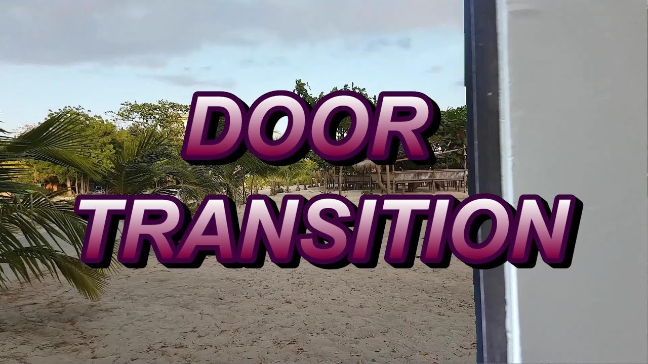 A Motion or Moving Mask: Door Transition using PowerDirector - YouTube