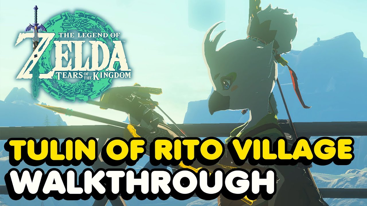 Zelda Tears Of The Kingdom Tulin Of Rito Village Quest Full Walkthrough Youtube