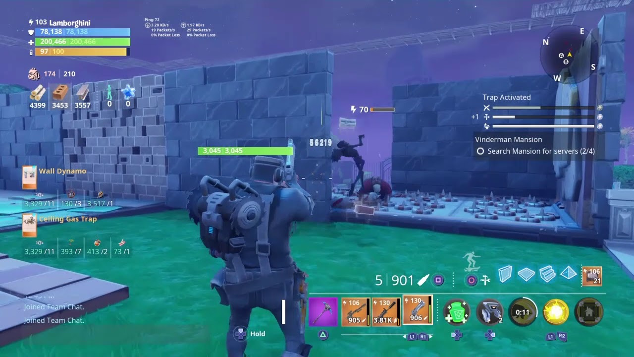 Fortnite STW]Soloing mission Search Vinderman's Mansion - YouTube