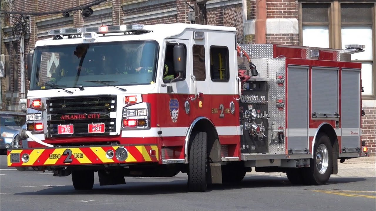 Atlantic City Fire Department BRAND NEW Engine 2 Responding 6/18/23 ...