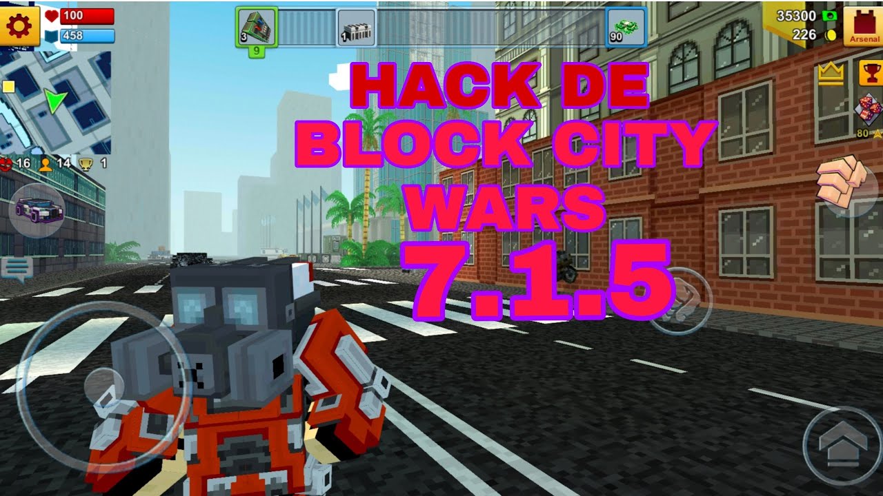 HACK DE BLOCK CITY WARS 7.1.5 - YouTube