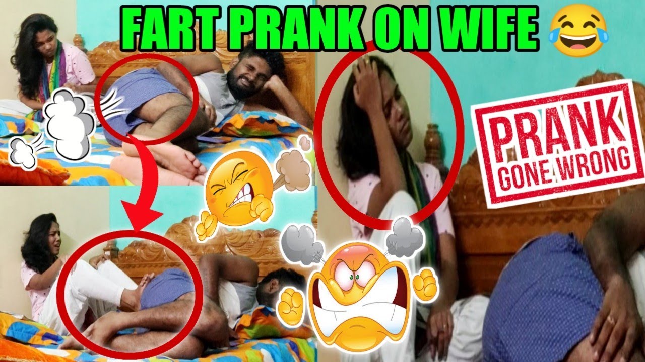 Fart prank 😂 | She Irritated 😡 | Kusu prank on wife 😂 | |Prank gone extremely wrong | Fun prank ...