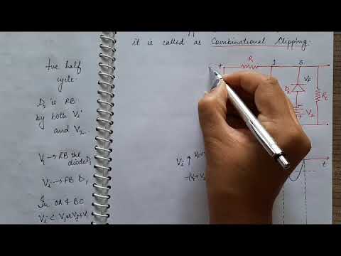 Lecture-37 ( 5th Semester,Electronics ) Combinational clipper circuits ...