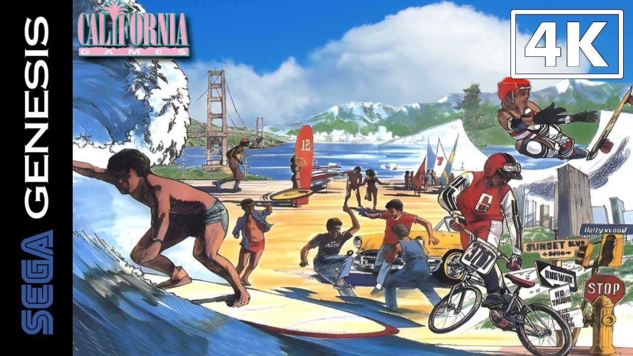 California Games (Genesis) Playthrough [4K] - YouTube