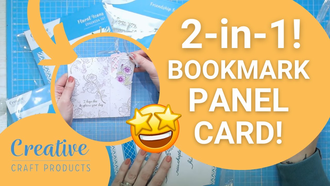 NEW COLLECTION | Make this 2-in-1 Bookmark Panel Card! - YouTube
