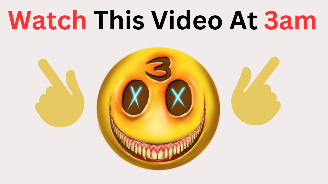 Watch This Video At 3am - YouTube