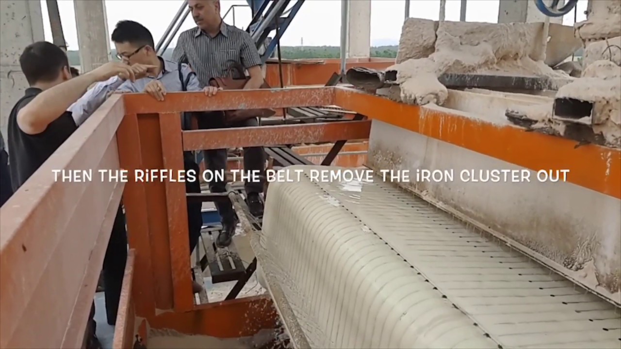 Belt Type High Gradient Magnetic Separator Working Principle - YouTube