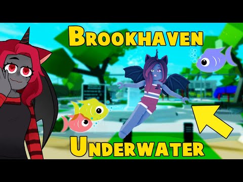 Visiting BROOKHAVEN UNDERWATER! (Roblox)