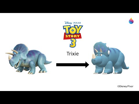Paint 3D Tutorial: Trixie ~ Toy Story 3 (2010)