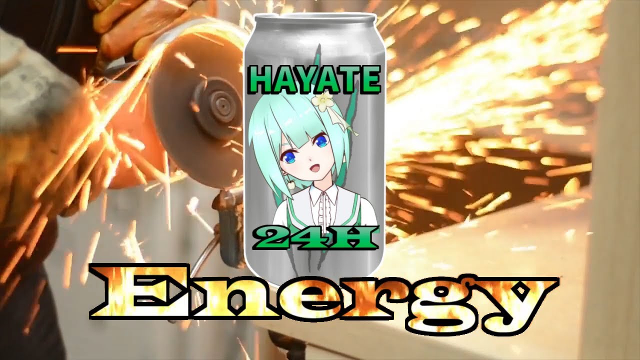 Hayate-chan Energy Drink 24 Hours - YouTube