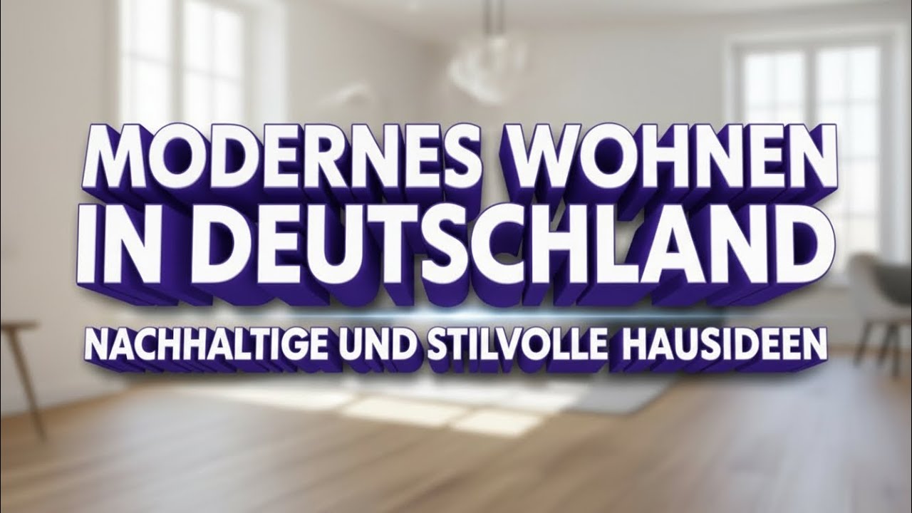 Modernes Wohnen in Deutschland – Nachhaltige und stilvolle Hausideen ...