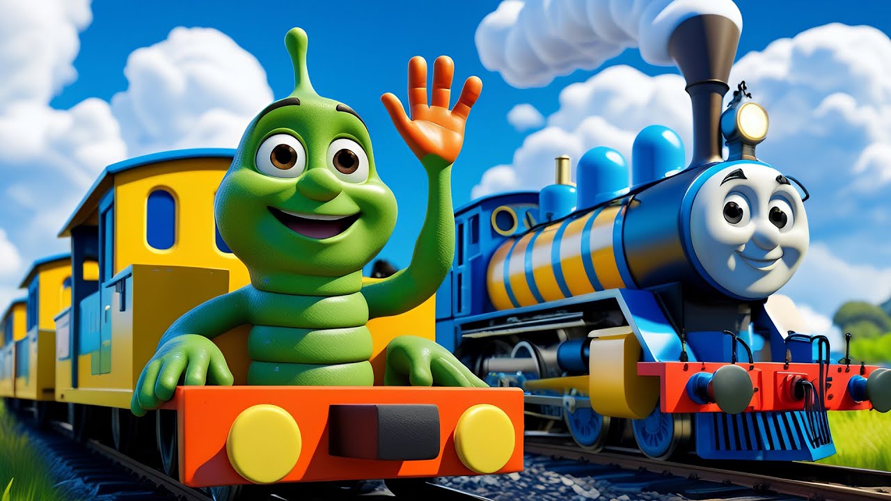 Thomas Train Worm Story | Train cartoon | Cartoon for kids | Thomas and ...