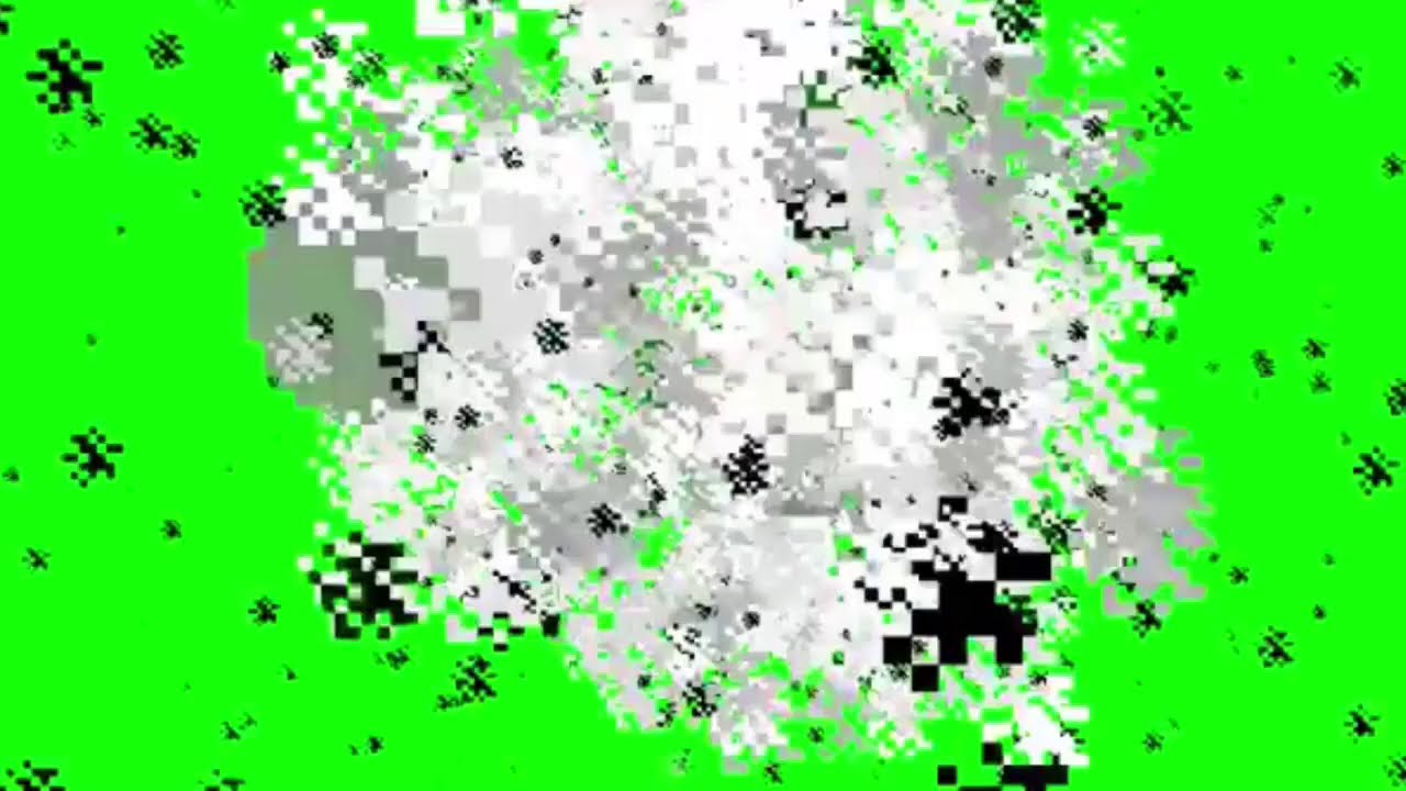 Green Screen Minecraft Explosion - YouTube