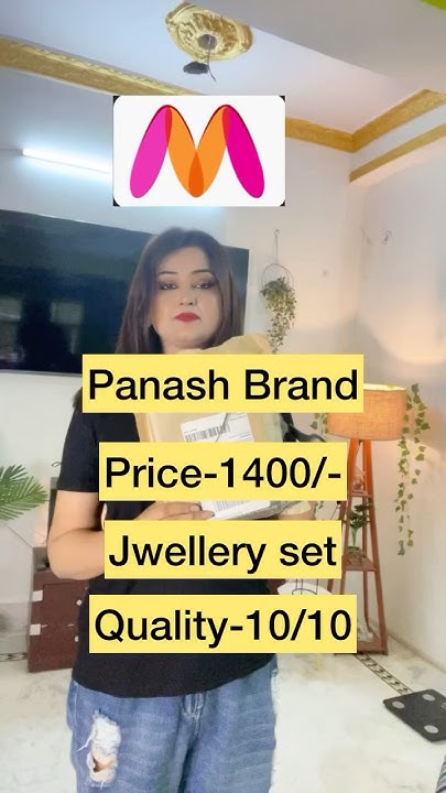 Unboxing panash jewellery by @myntra #shortsvideo #shortsvideo #myntrajewellery #youtubeshorts ...