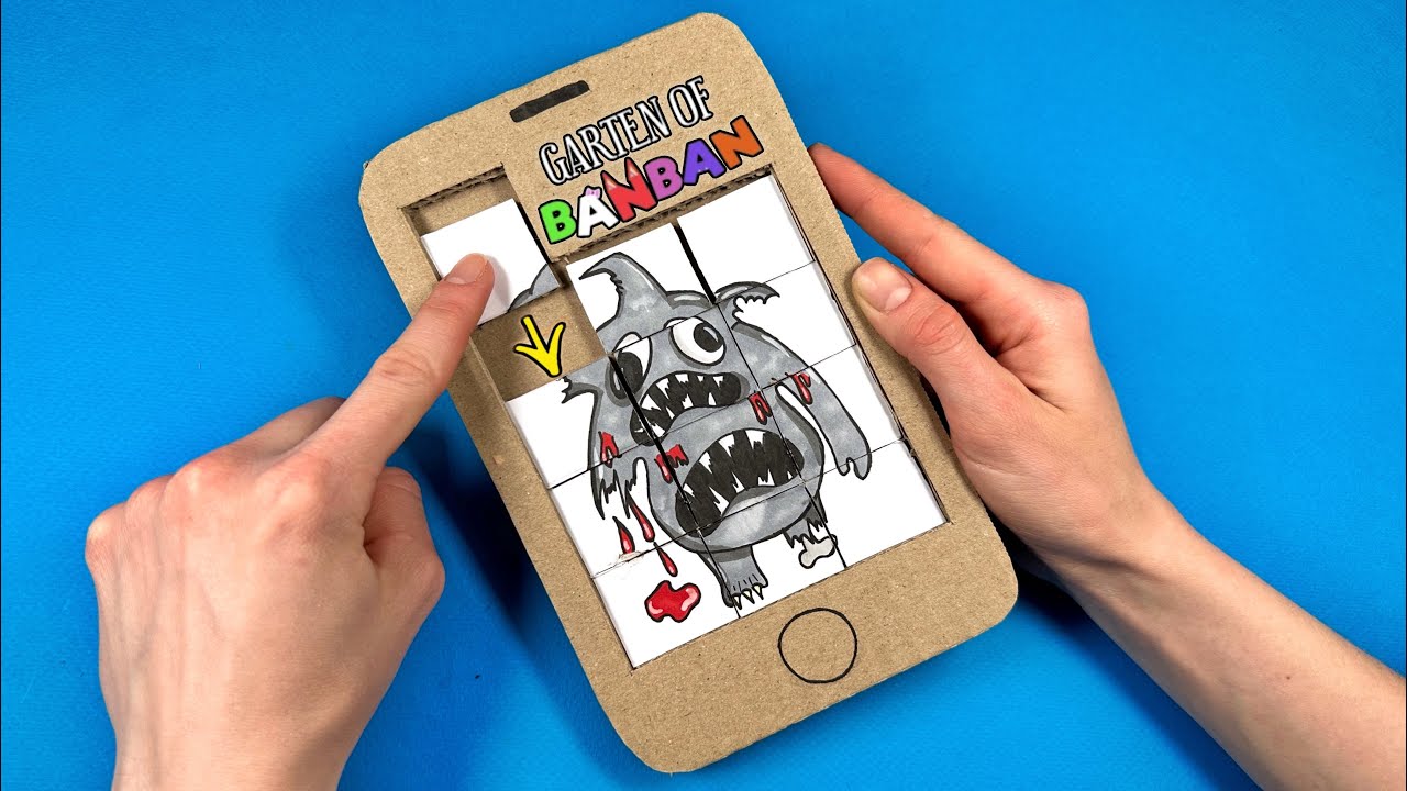 Paper Crafts and DIY Craft Drawing with Characters by Garten of Banban ...