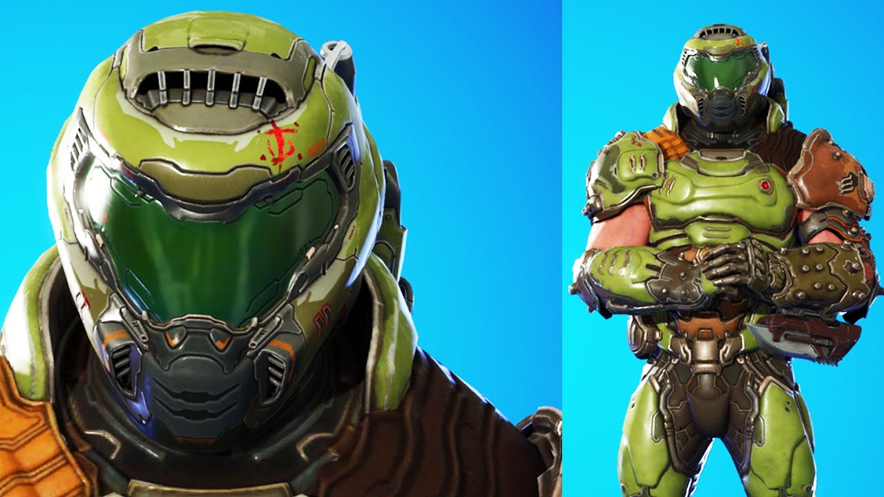 Fortnite Doom Slayer Skin (PS5 Gameplay Full) - YouTube